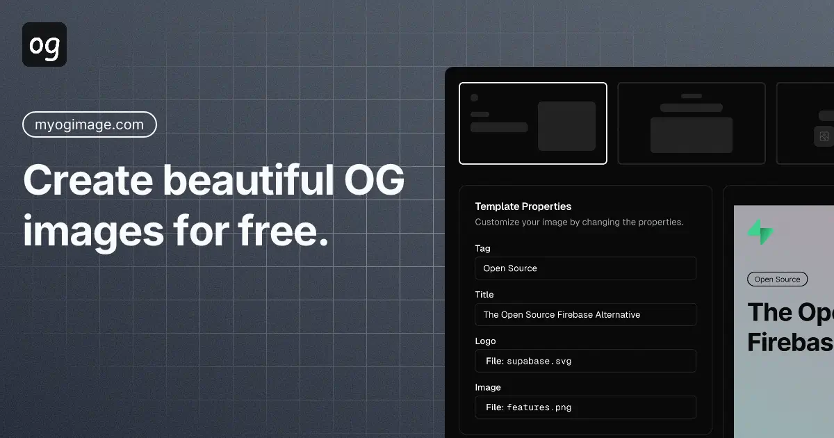 OG Image Generator - Professional OG images, zero hassle